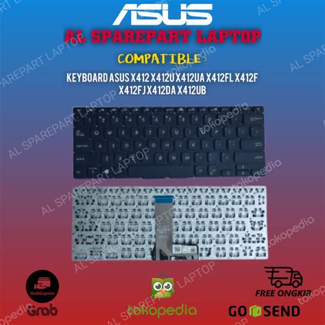 Jual KEYBOARD ASUS VIVOBOOK 14 A412 A412F A412U A412D Power Shopee Indonesia