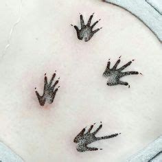 Hubbys Tat Of His Bearded Dragons Paw Print Dragon Tattoo Ink