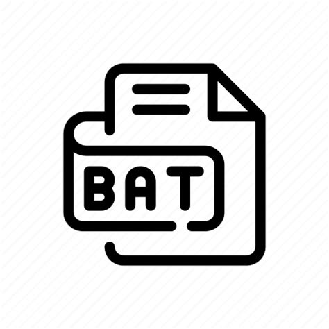 File Implement Document Batch Bat Icon Download On Iconfinder