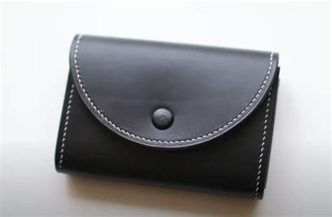 Выкройка небольшой кожаный кошелек