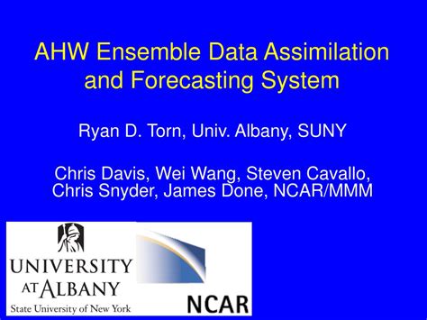 Ppt Ahw Ensemble Data Assimilation And Forecasting System Powerpoint Presentation Id6177302