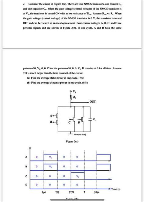Consider The Circuit In Figure A There Are Four NMOS Transistors One Resistor RL And One