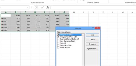 How To Run Statistical Tests In Excel Microsoft Excel Tips Excel