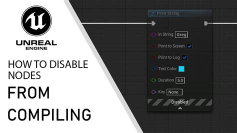 unreal engine 5 how to disable nodes from compiling youtube