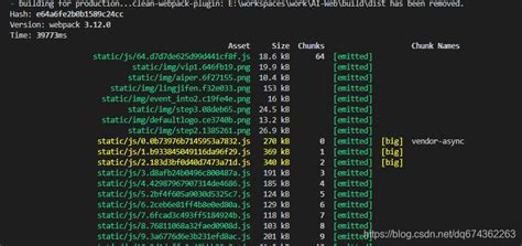 Vue Webpack项目打包优化，从60s到17s的优化之路vue打包时间过长 Csdn博客