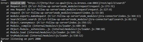 Trying To Fetch Json List Of Issues From Jira Using Jira Connector Library In Nodejs Stack