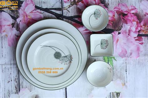 Bộ Chén Bát Đẹp Gốm Sứ Bát Tràng Chính Hãng
