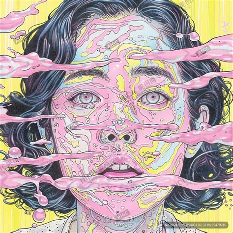Ai创作图波普风插画 阈限蒸汽波 夸张风人物插画 蒸汽波海报 夸张人物插画 焦躁装饰画 独特个性创新插画插图 蒸汽波艺术 波普风设计 创意人物画 人物情绪插画 粉红色的超现实主义奇幻 创意手绘