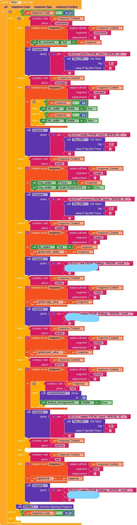 Error 1103 Mysql Discuss Kodular Community