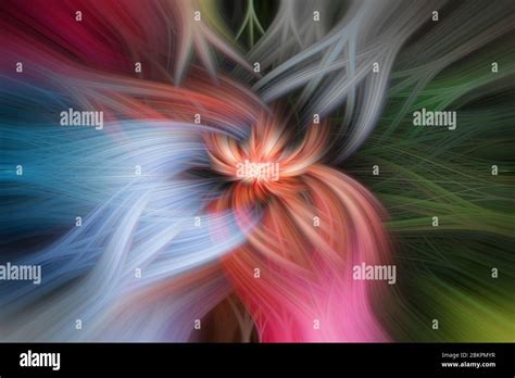 Abstract Swirl In Colorful Color Stock Photo Alamy
