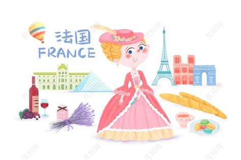 法国卡通法国国旗卡通 伤感说说吧