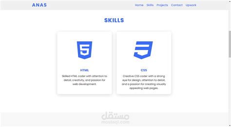 Professional Personal Portfolio Html5 Css3 مستقل