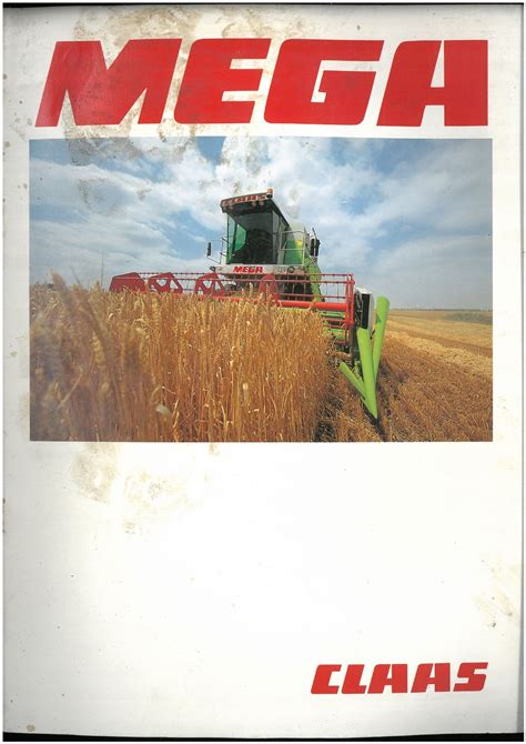 Claas Combine Mega 202 203 204 208 218 Brochure Vh6