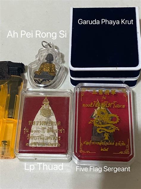 Ah Pei Rong Si Wat San Chao Lp Thuad Wat Bowen Garuda Phaya Krut Wat Huai Duan Five Flag