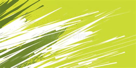 Bright Lime Green Background Sharp Jagged Lines Creating Fragmented Energetic Design Stock