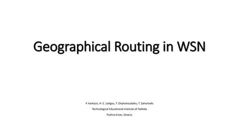 Classification Of Routing Protocols Pptx