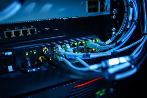 Networking Server Stock Image Image Of Cloud Bundled 246609445