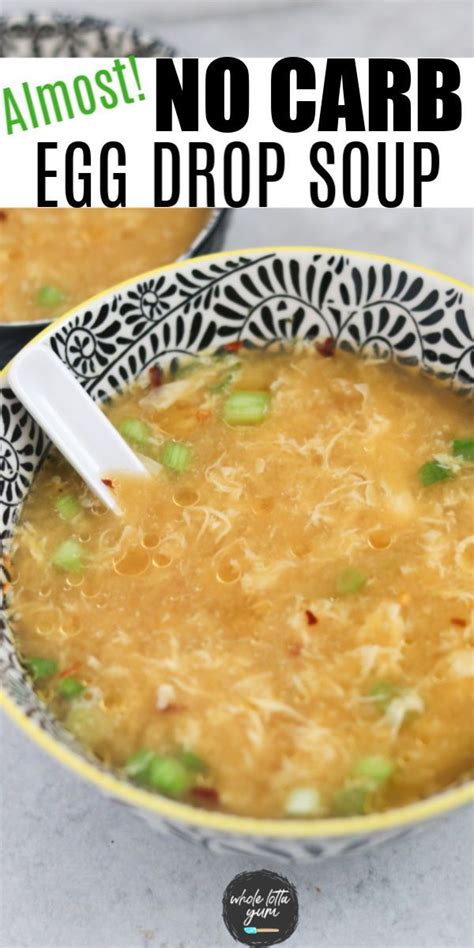 Keto Egg Drop Soup Without Corn Starch Whole Lotta Yum Recipe