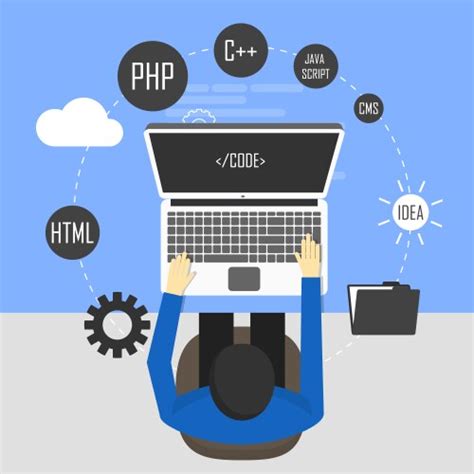 Programming And Coding Royalty Free Vector Image