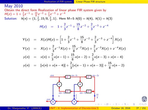 Discrete Time Systems And Discetre Time Fourier Ppt