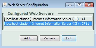 Removing Corrupt Connector Dependencies From IIS ColdFusion