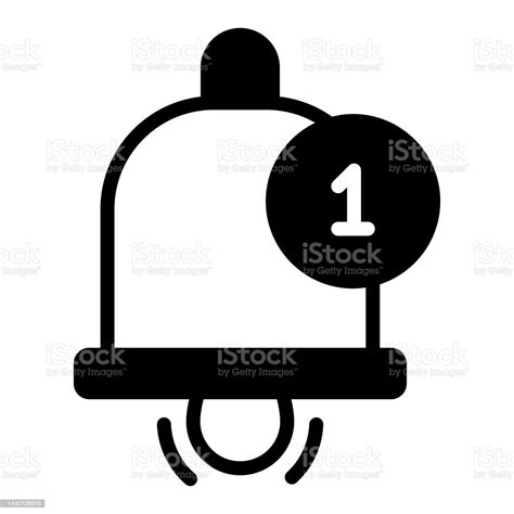 알림 아이콘입니다 사용자 인터페이스 벡터 일러스트레이션 라인 아트 스타일의 간단한 벡터 기호 및 트렌디 한 기호로 디자인 및 웹 사이트 또는 모바일 앱 0명에 대한 스톡