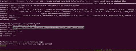 Run Automation Tests On Lambdatest Using Pytest Qxf2 Blog