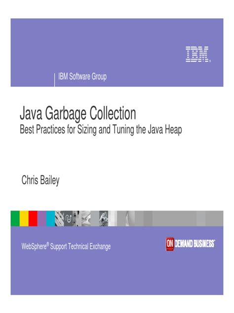 Ibm Java Garbage Collection Tuning Pdf Java Programming Language Operating System