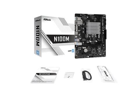 Placas Base Asrock N100m Micro Atx 280 Intel 1 Ddr4 Dimm 2 Sata3 1 Procesador Intel 