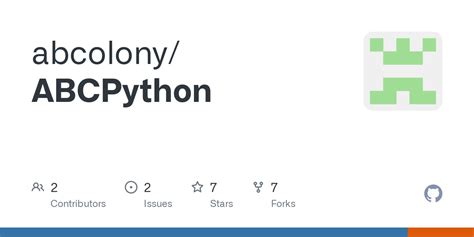 Github Abcolonyabcpython