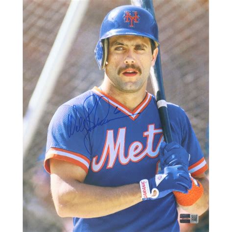 Wally Backman Signed Mets 8x10 Photo Cx By Steiner Pristine Auction