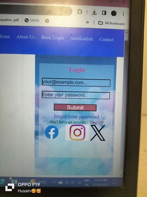 Ashraf Husain On Linkedin Practice Login Page Html Css