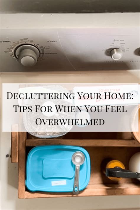 decluttering your home tips for when you feel overwhelmed kmdcreates