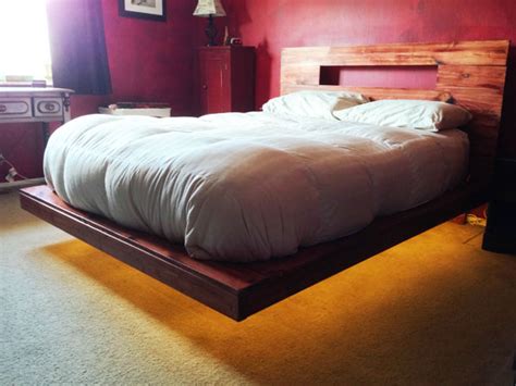 Diy Floating Bed Frame Howtospecialist How To Build Step By Step