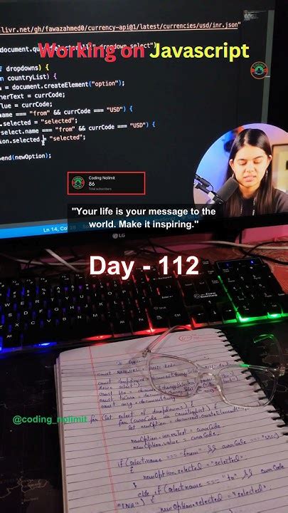 Day 112 Challenge 🎯 Javascript 👨‍💻 Codingnolimit Shorts Youtubeshorts Coding Html