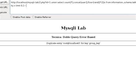Destripando La Logica De Una Inyeccion Mysql Doble Query Error Based