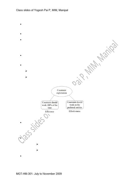 3 management by constraints in a bottleneck environment pdf pareto