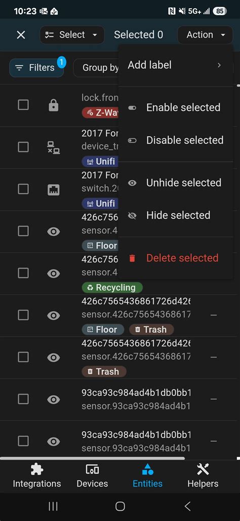 Newly Added Device Lots Of Entities Disabled By Default