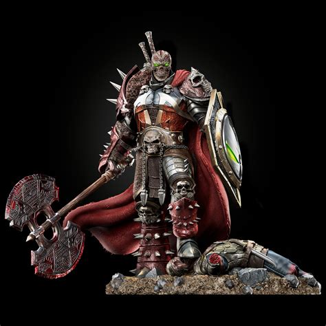 Medieval Spawn 14 Scale Custom Statue Unboxing Bros