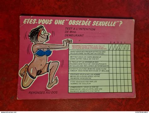 Humour Carte Humour Etes Vous Une Obsedee Sexuelle