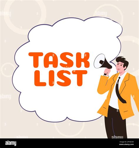Sign Displaying Task List Business Approach Planification Reminder
