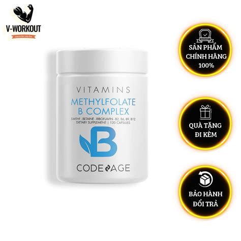 Codeage Methylfolate B Complex Brain Supplements Vial 120 Tablets Help Enhance Memory And Mental