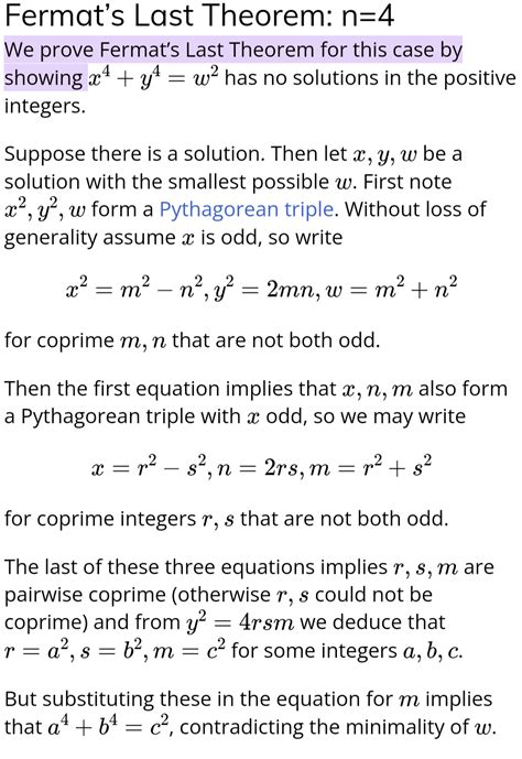 I Dont Understand This Proof Of Fermats Last Theorem For The Case