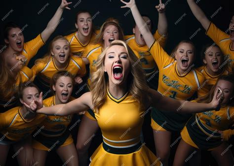 Premium Ai Image Cheerleading