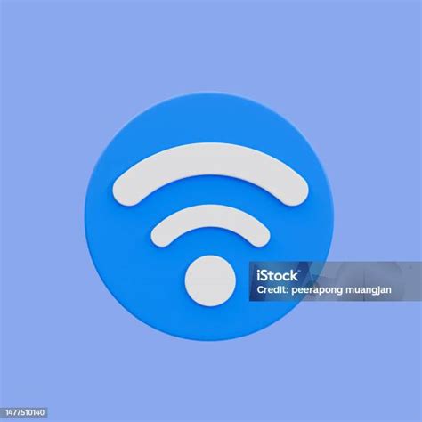 3d 와이파이 신호 아이콘입니다 인터넷 테더링 클리핑 경로가 있는 라우터 신호입니다 3d 렌더링 그림입니다 0명에 대한 스톡