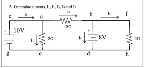 solved determine currents
