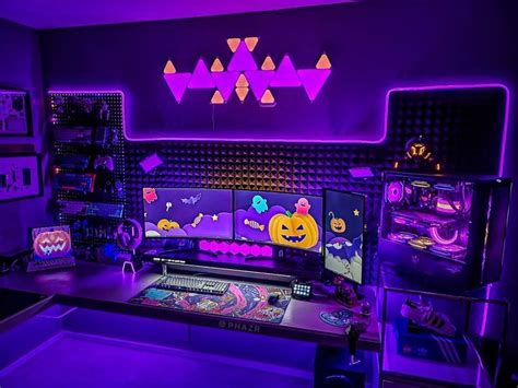 What A Cool Gaming Setup Idea 💖 Gaming Room Setup Video Game Room