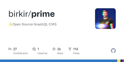 GitHub Birkir Prime Open Source GraphQL CMS