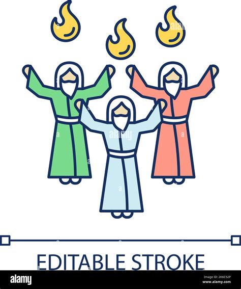 Pentecost Rgb Color Icon Stock Vector Image And Art Alamy