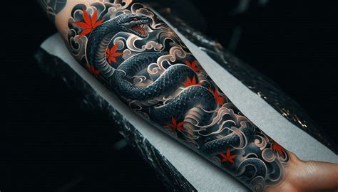 Japanese Snake Tattoo Designs Myth Meaning And Modern Ink